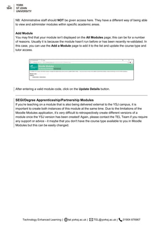 Creating moodle courses step by-step guide 19-20 | PDF