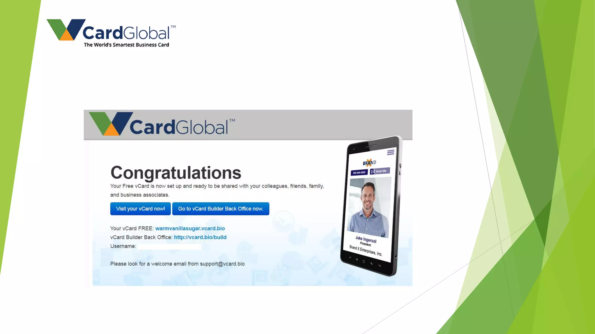 Creating multiple v cards | PPT