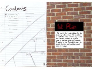 Creating My Contents Page | PPTX