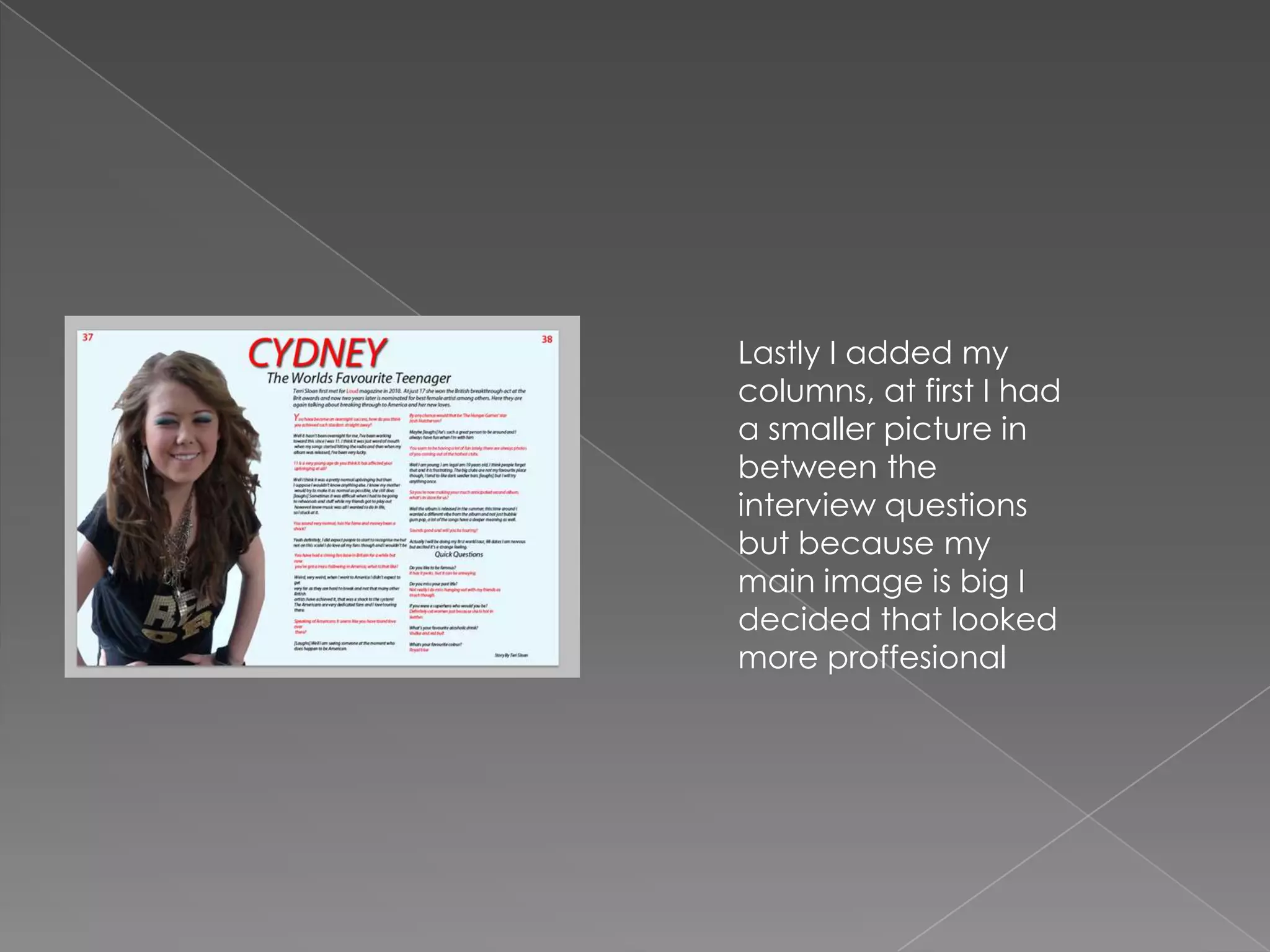 Creating my feature article | PPTX