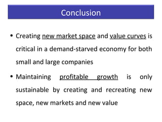 Creating new market space | PPT