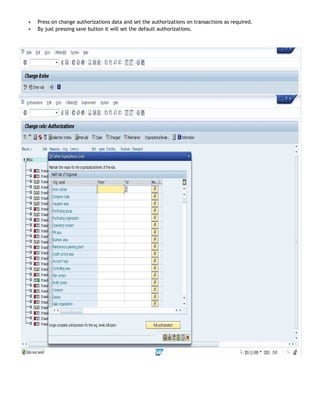 Creating new users and roles in sap guide | PDF