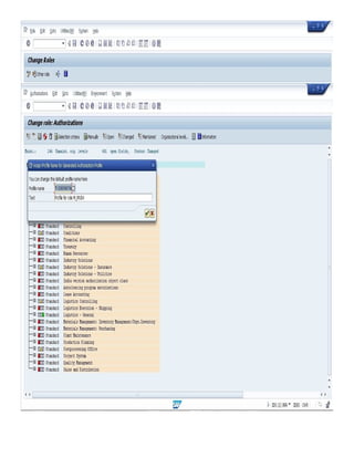 Creating new users and roles in sap guide | PDF