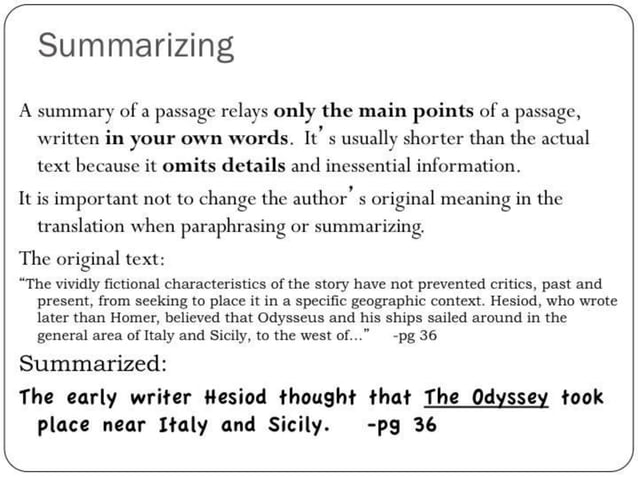 Creating notecards for a research paper | PPT