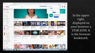Creating & organizing bookmark for website | PPT