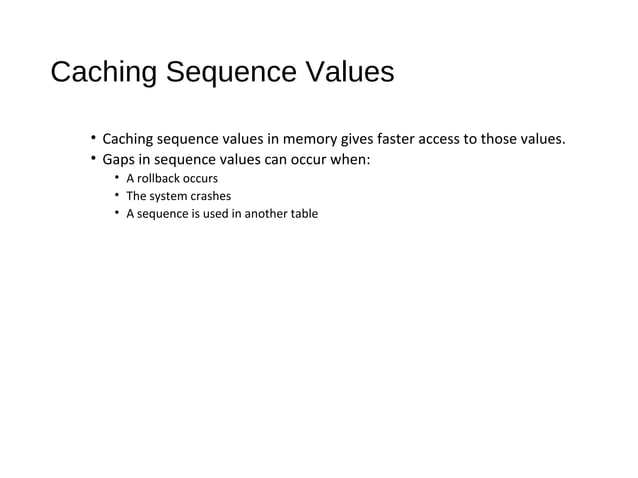 Creating other schema objects | PPT