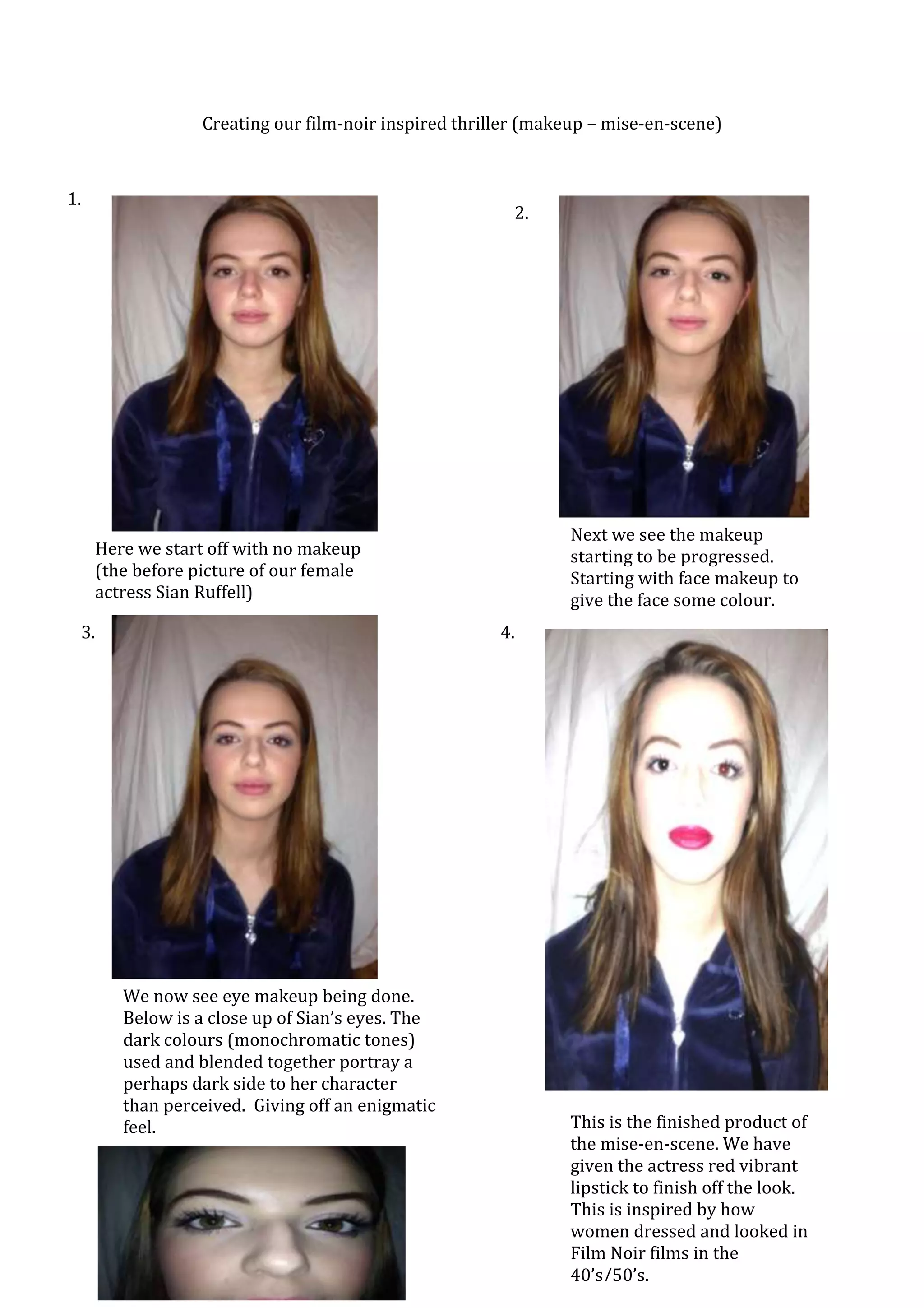 Make up. Mise-en-scene | DOCX