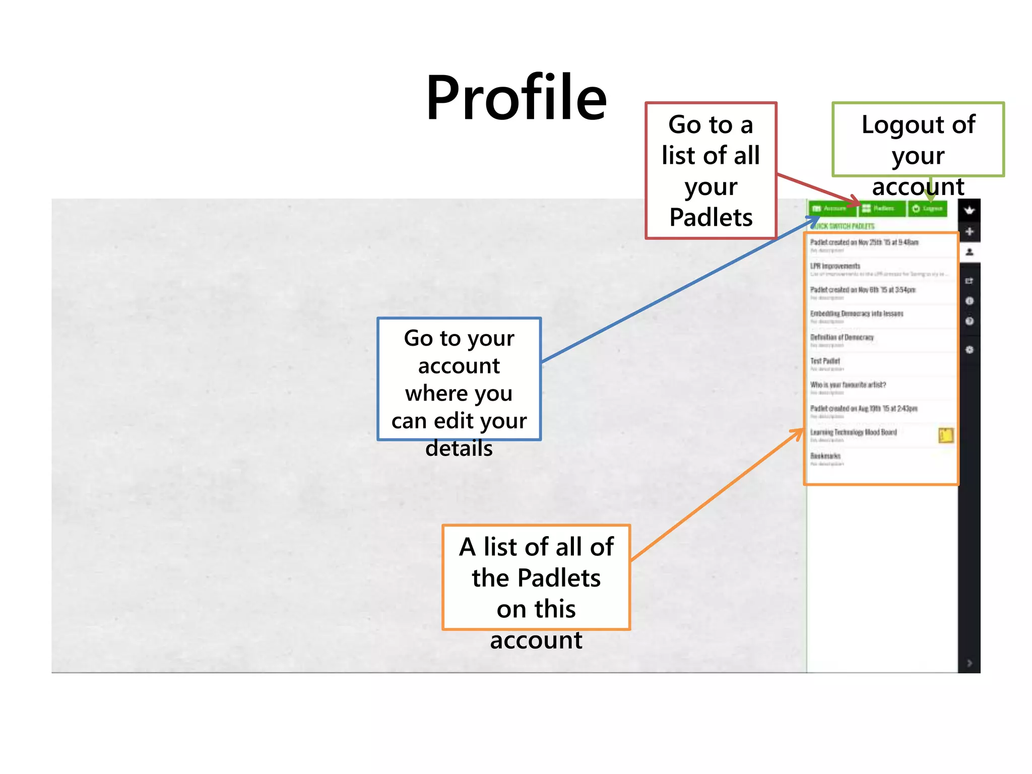 Creating padlets | PPTX