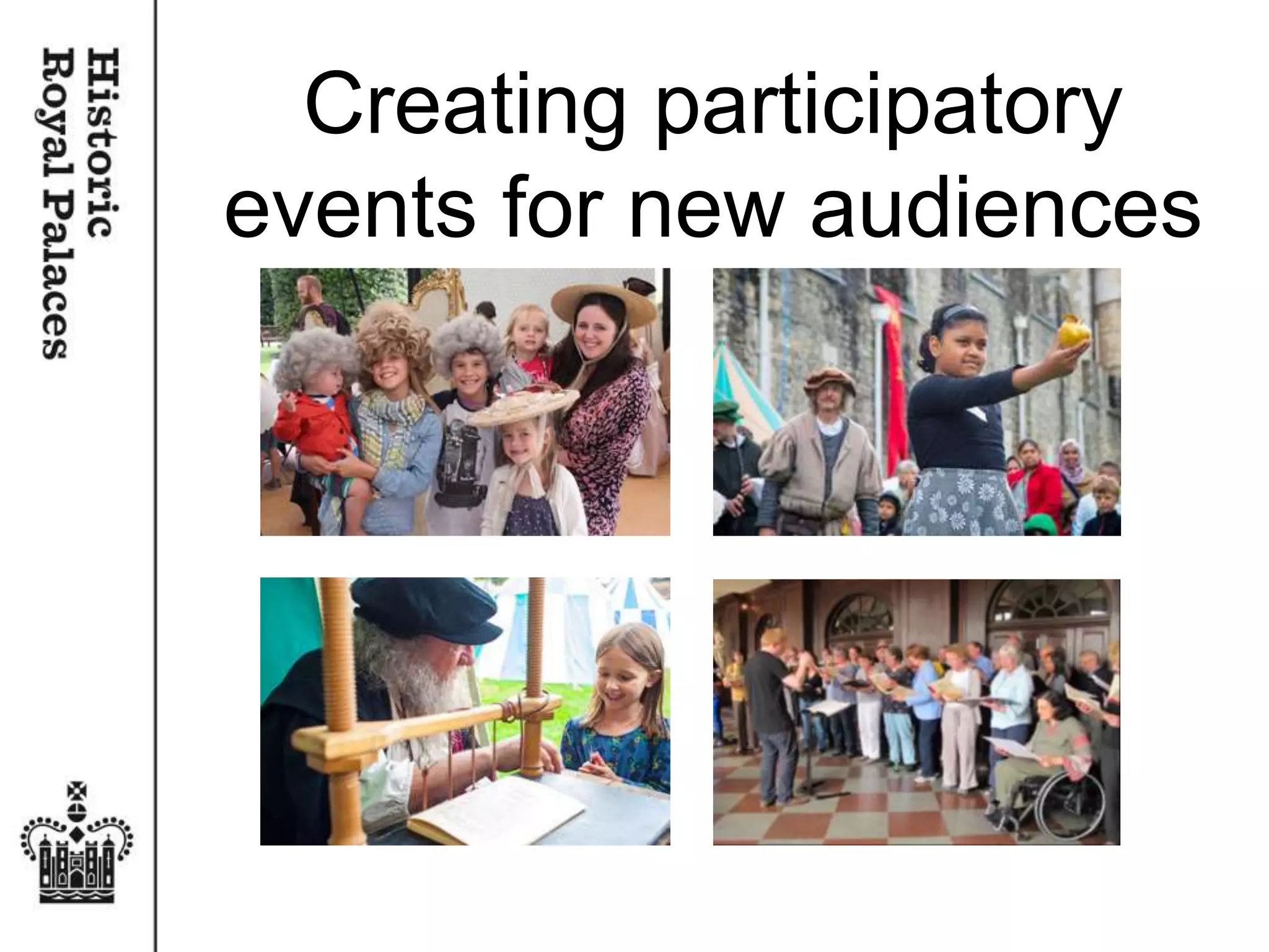 Creating participatory events for new audiences | PPT