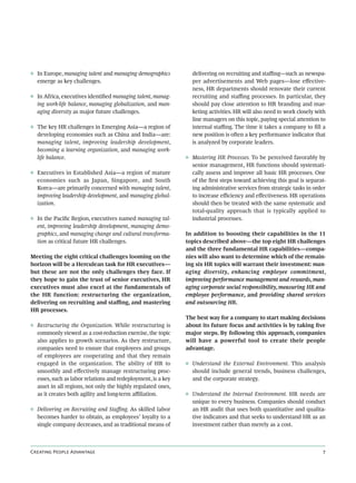 How to Address HR Challenges Through 2015 | PDF