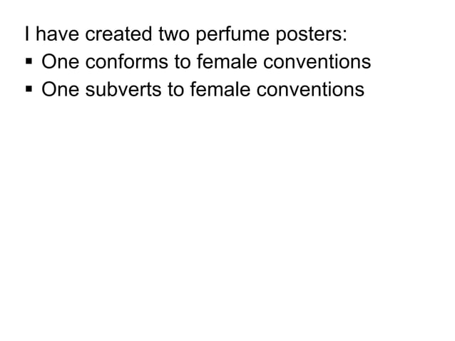 Creating Perfume Posters | PPT