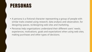Creating Personas: For the Enrichment of the User Experience Community ...