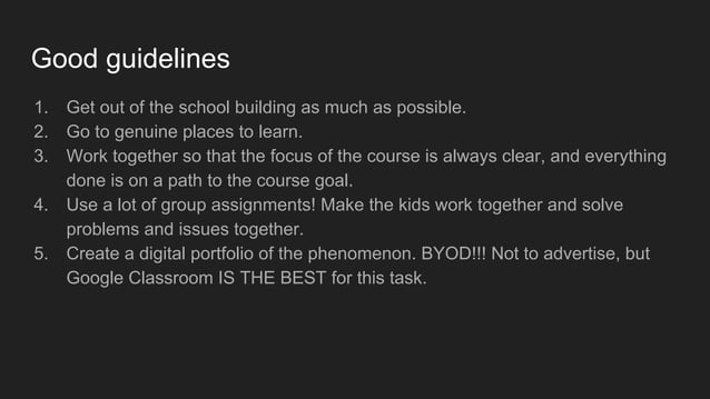 Creating phenomenon based learning course | PDF