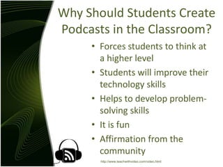 Creating podcasts | PPTX