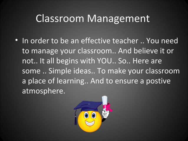 Creating positive class atmosphere | PPT