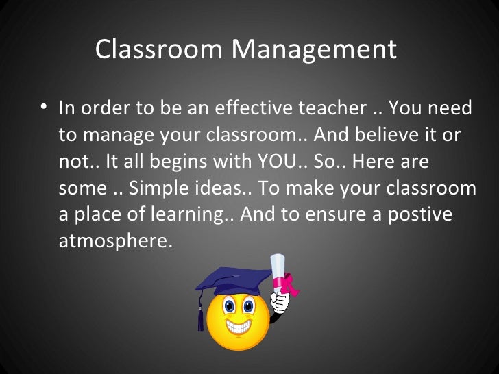 Creating positive class atmosphere