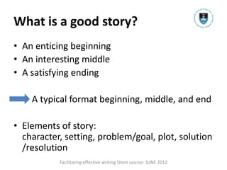 Creating powerful beginnings and satisfying endings | PPTX