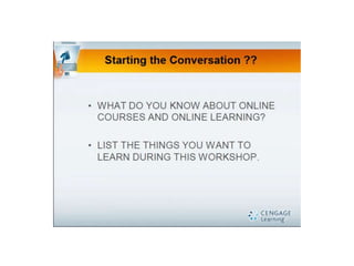 Cengage Learning Webinar, Math Technology, Being There: Creating ...