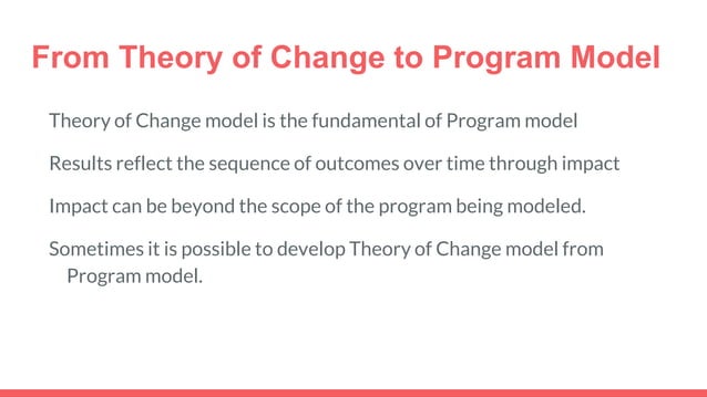 Creating program logic model | PPT