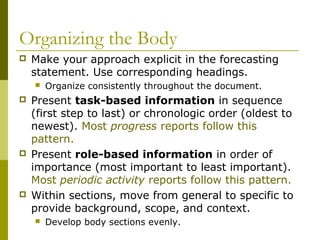 Creating progress reports and periodic activity reports | PPT