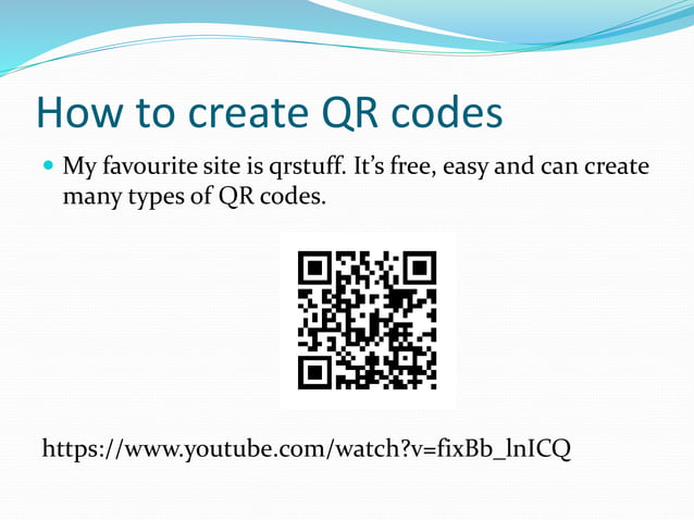 Creating qr codes pl | PPTX