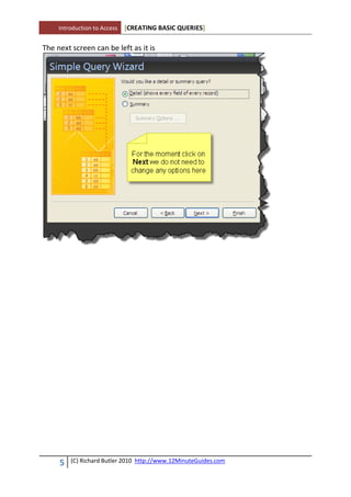 Creating queries in_access_2007_ecdl | PDF