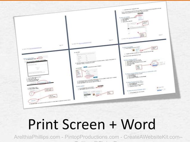 Creating Quick and Easy Step by Step Process Documents | PPTX
