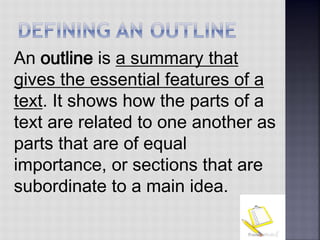 Outlining | PDF