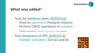 Creating Realistic Unit Tests with Testcontainers | PDF