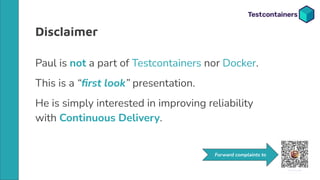 Creating Realistic Unit Tests with Testcontainers | PDF