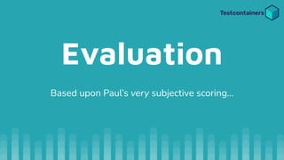 Creating Realistic Unit Tests with Testcontainers | PDF