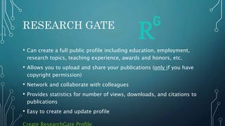 Creating Research profile | PPTX