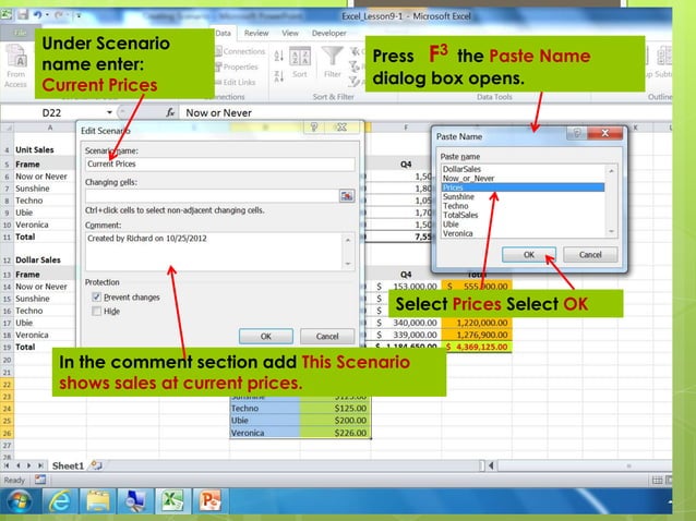 Creating scenario 18 | PPT