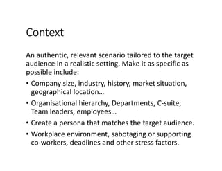 Creating e-learning scenarios | PDF