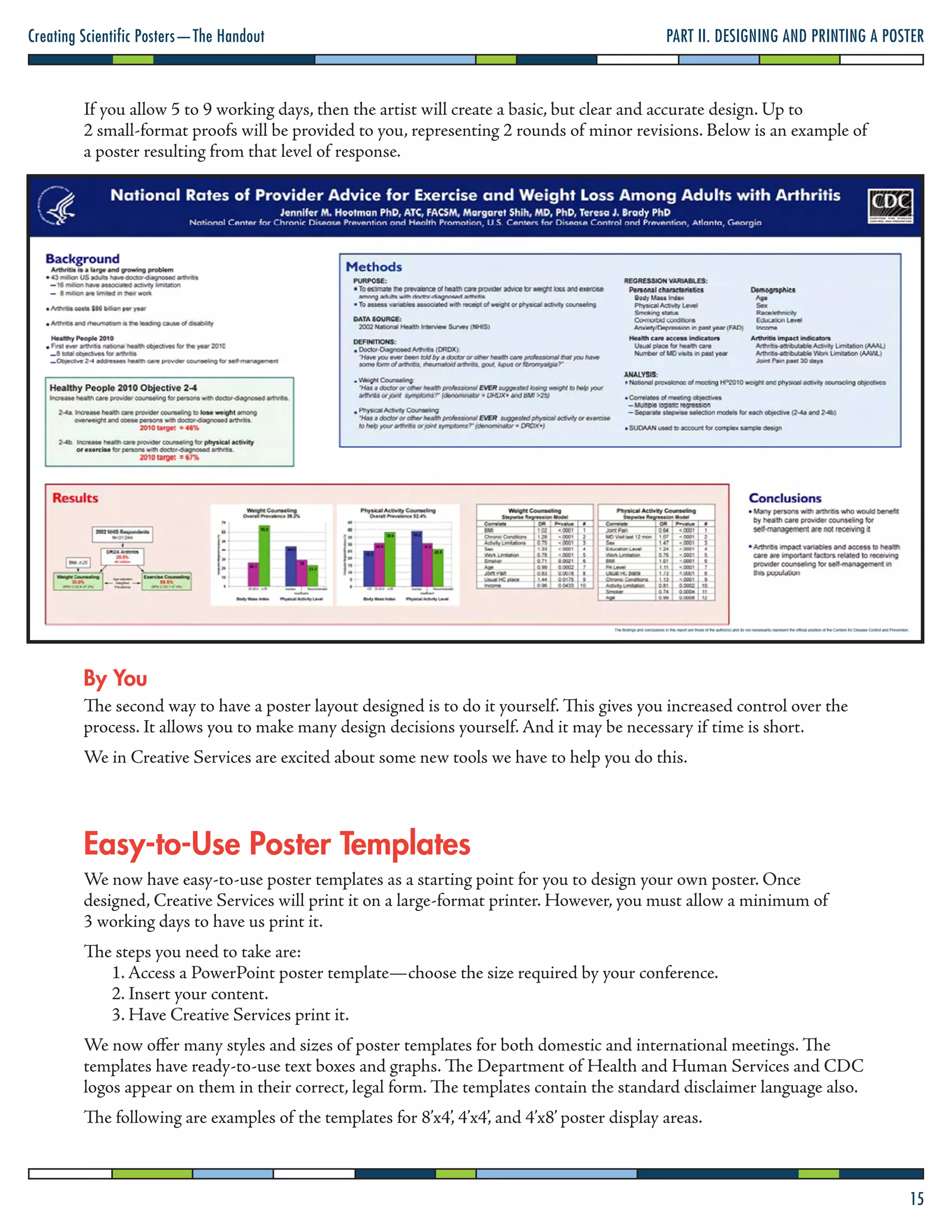 Creating Scientific Posters | PDF