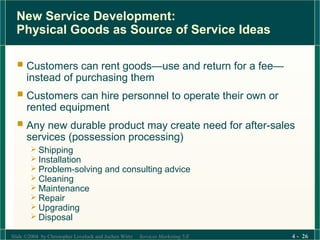 Creating service product-lovelock04 | PPT