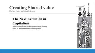 Creating shared value (CSV) | PPTX