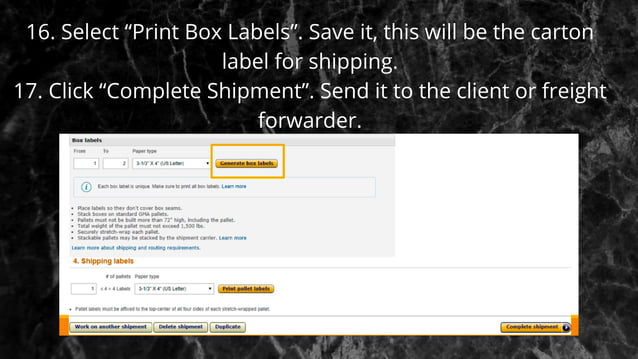 Creating shipping plan presentation1 | PDF | Logistics and ...