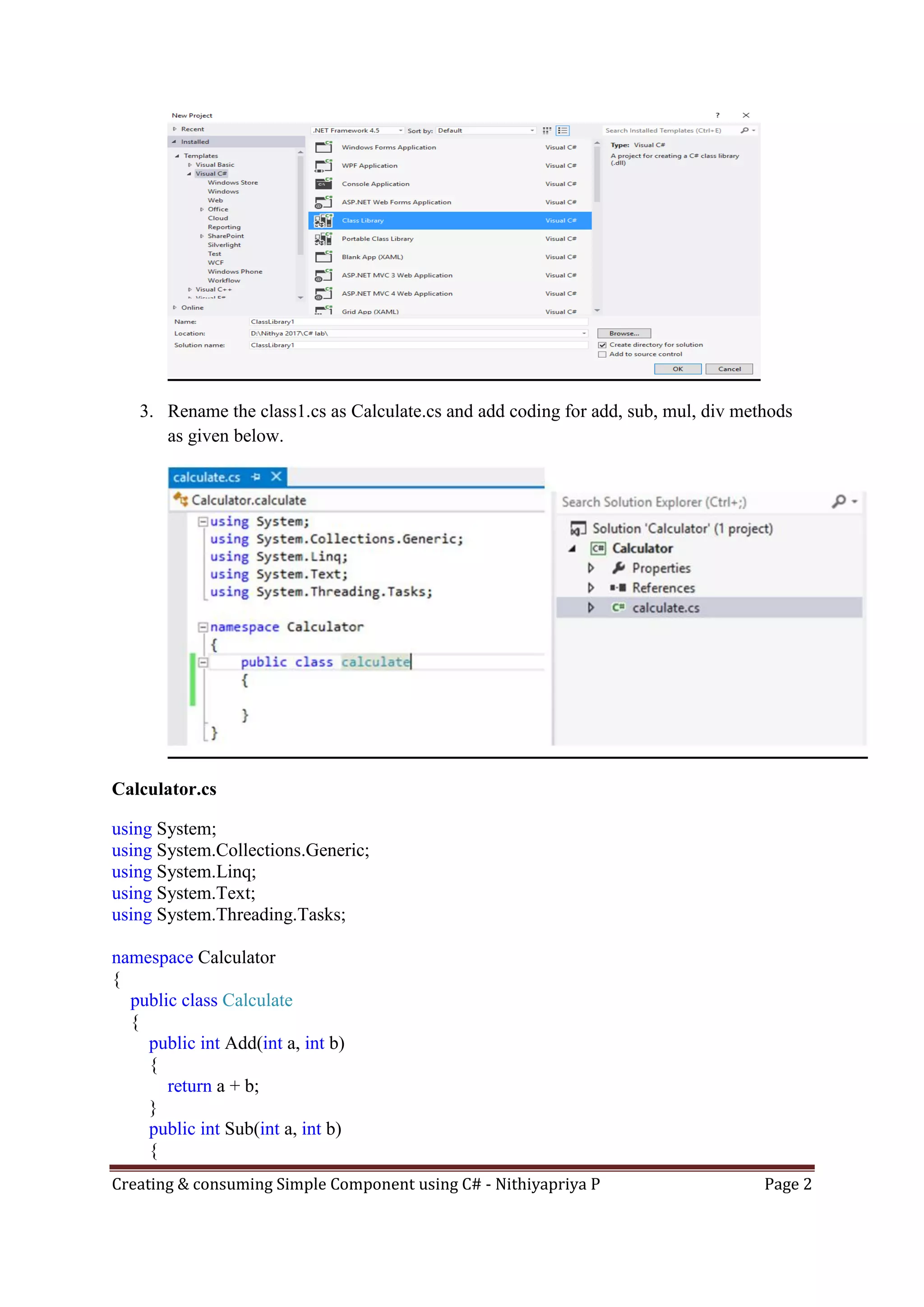 Creating Simple Component Pdf Programming Languages Computing