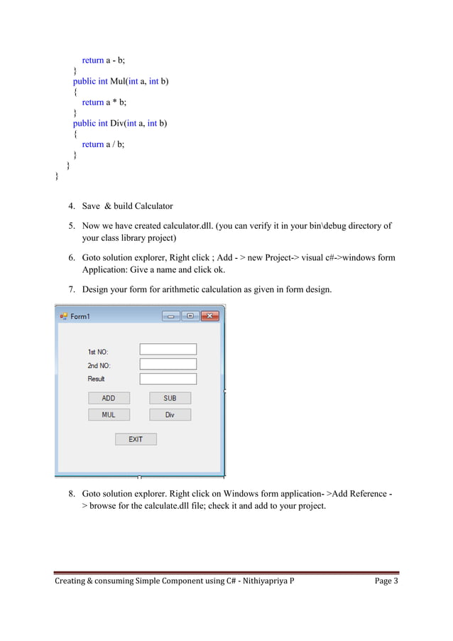 Creating Simple Component Pdf Programming Languages Computing