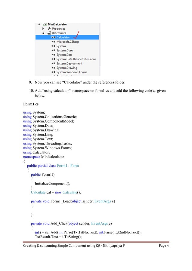 Creating simple component | PDF | Programming Languages | Computing