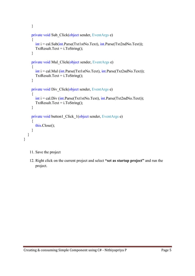 Creating simple component | PDF | Programming Languages | Computing