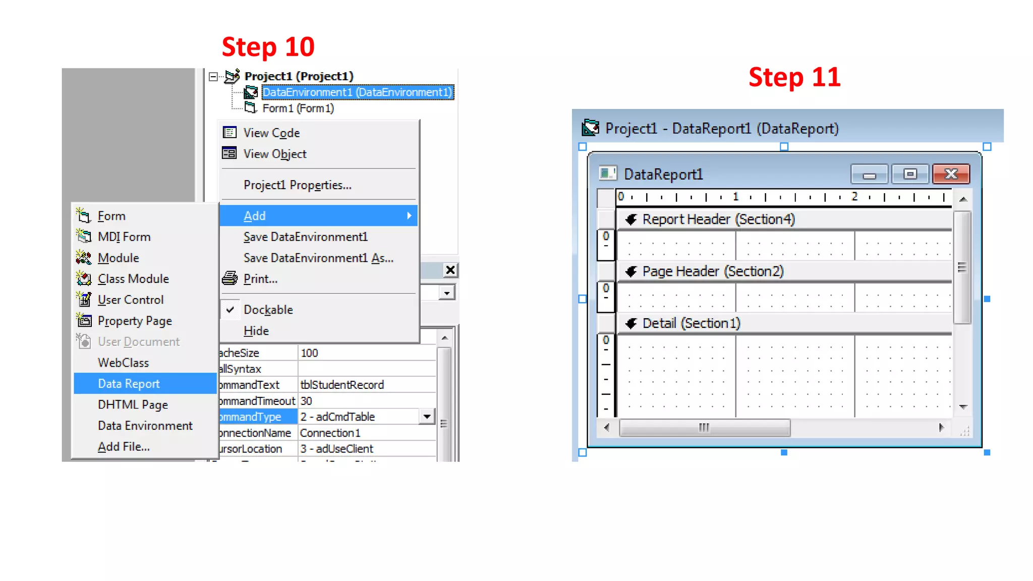 Creating Reports in VB6 using MS Access | PPTX
