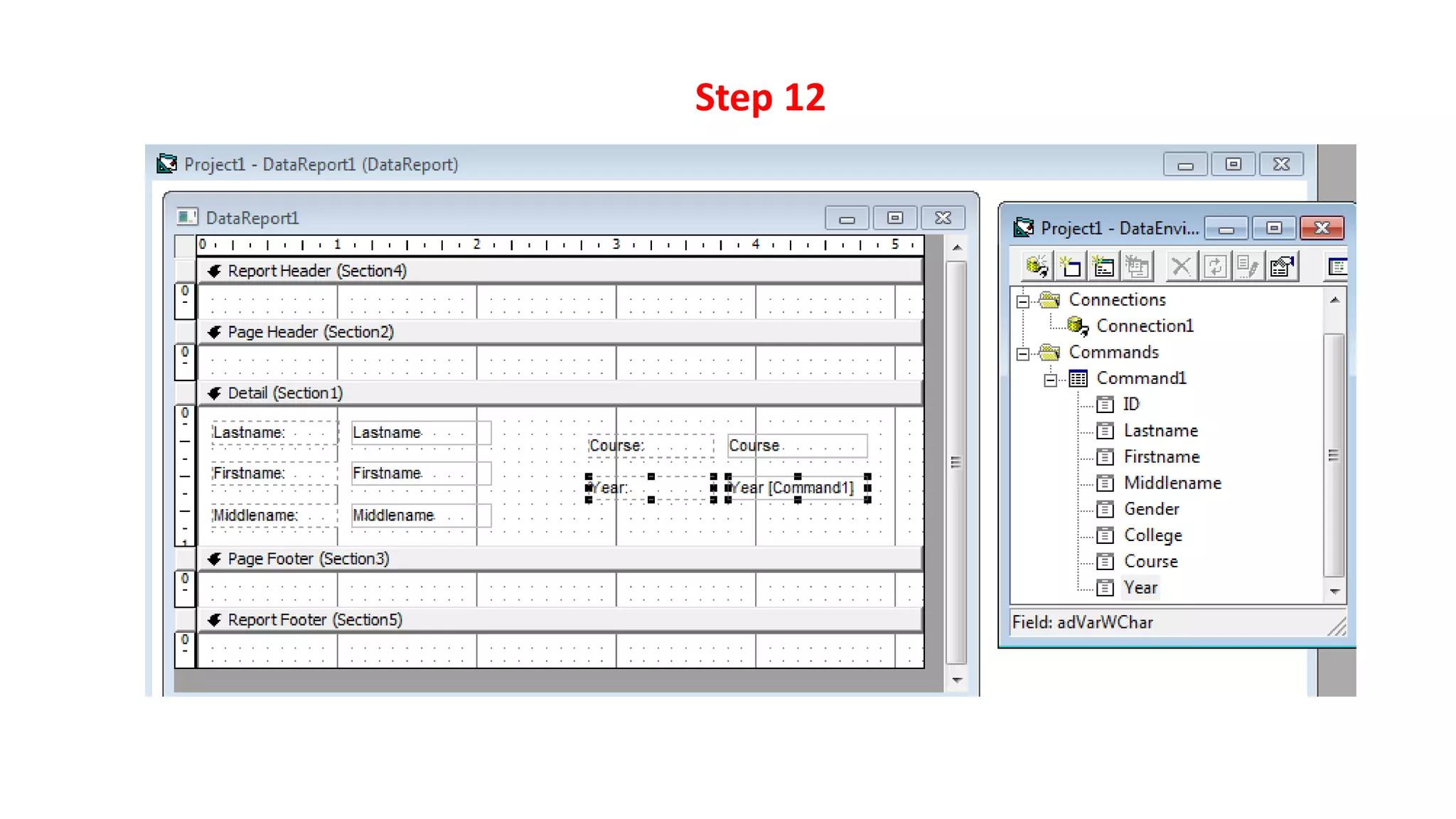 Creating Reports in VB6 using MS Access | PPTX