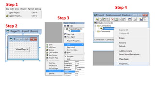 Creating Reports in VB6 using MS Access | PPTX