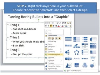 Creating SmartArt Graphics in PowerPoint | PPT