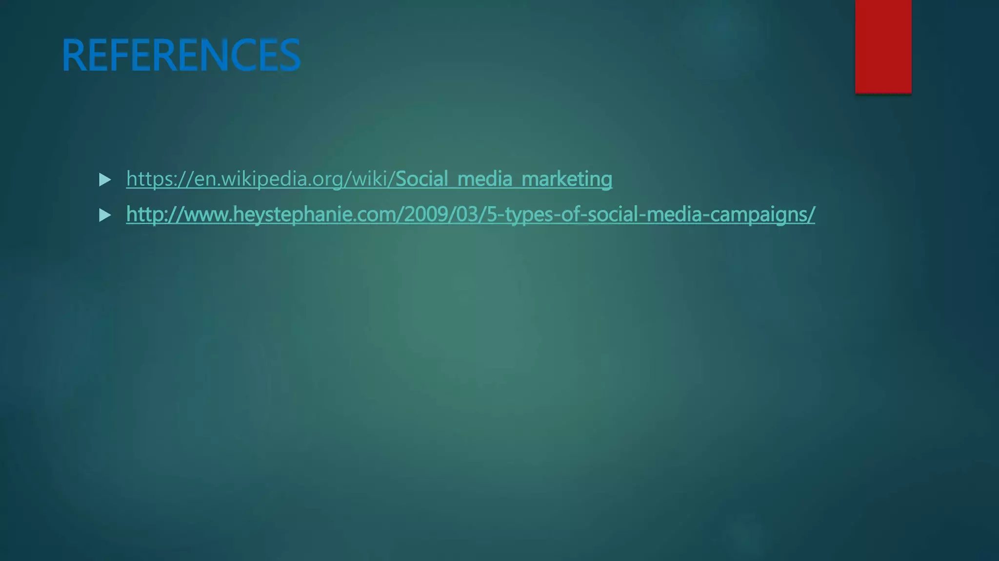 Creating social media campaign | PPTX