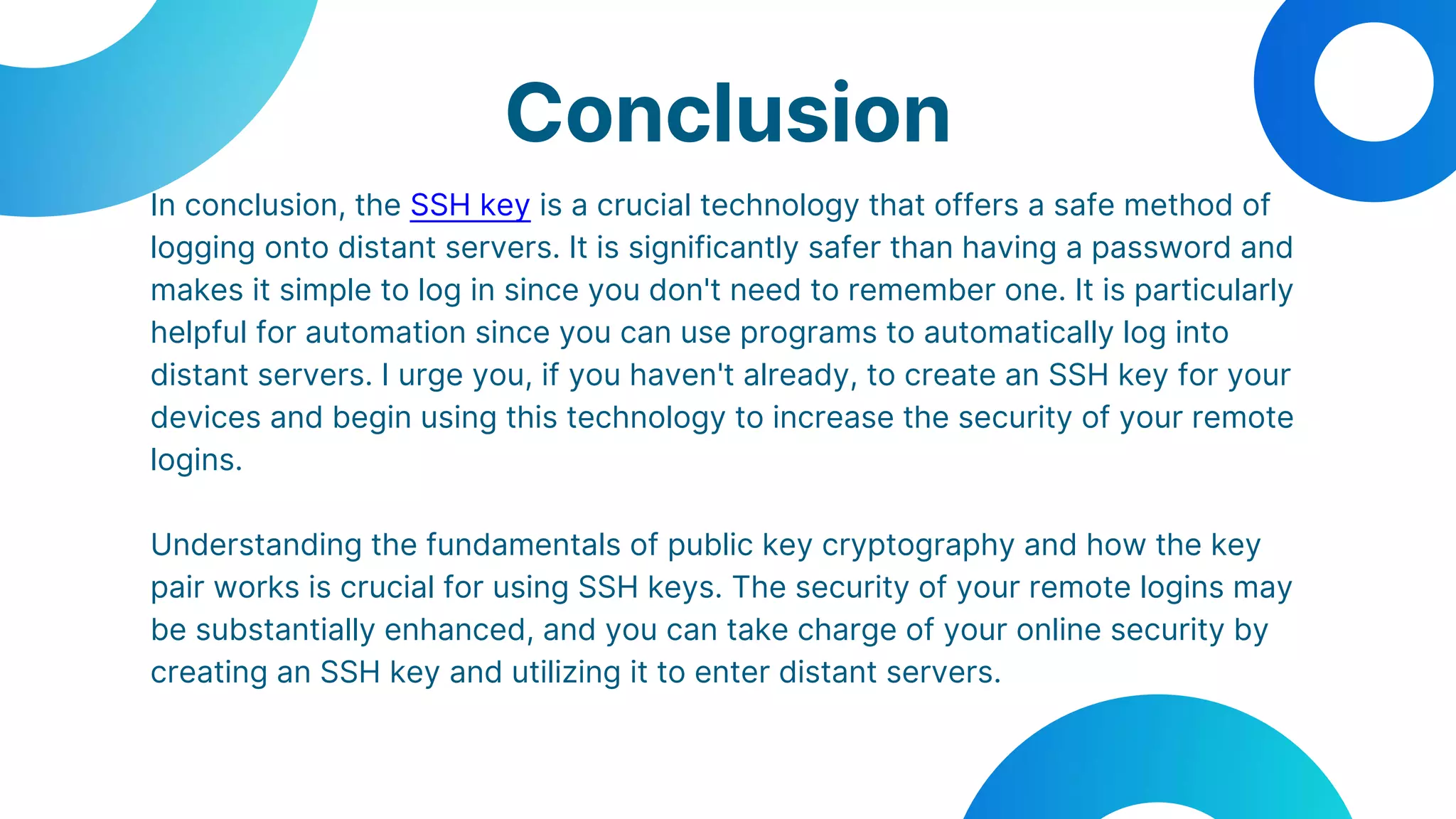 Creating SSH Key.pptx | Operating Systems | Computer Software and Applications