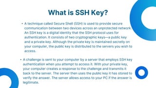 Creating SSH Key.pptx | Operating Systems | Computer Software and Applications