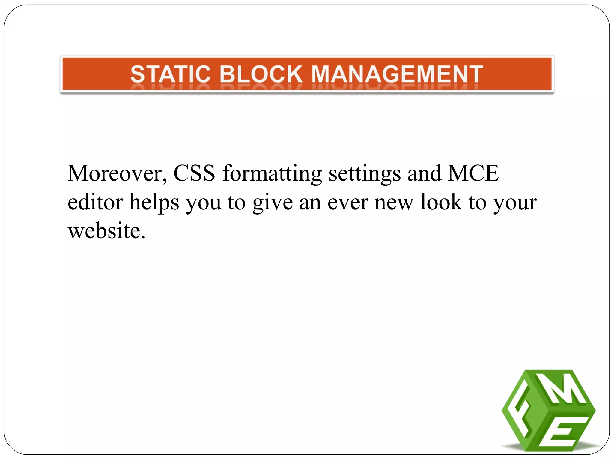 How to Create Static Blocks in PrestaShop | PPT